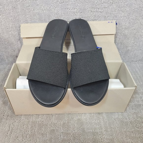 Rothy's | Shoes | Rothys The Slide Womens Size Us 85 Black Slip On ...